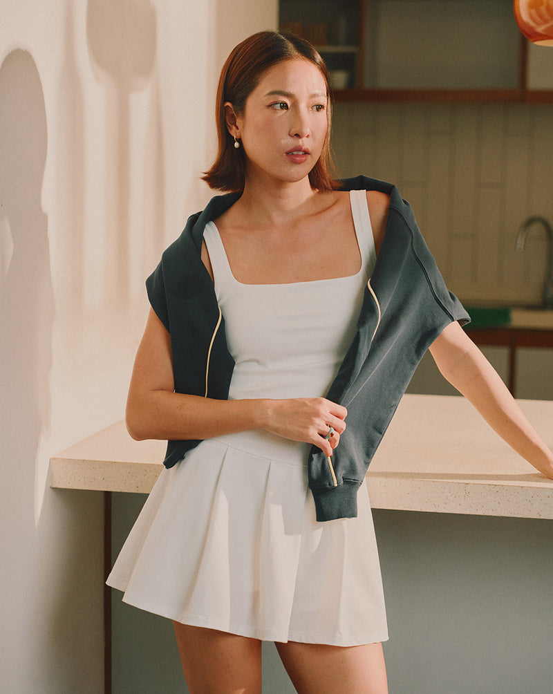 Ace Pleated Dress - cheak